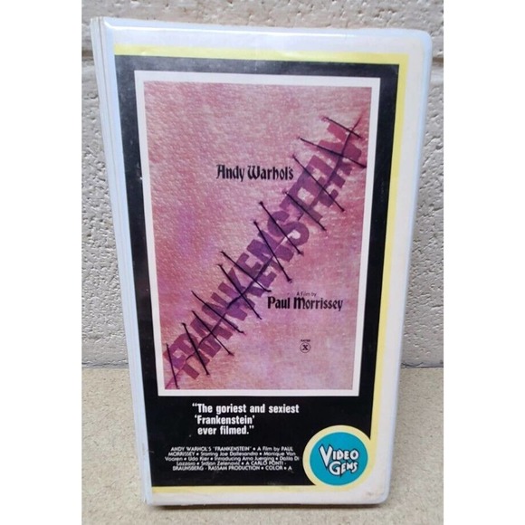 other | Media | Andy Warhols Frankenstein Vhs Horror Slasher Classic ...